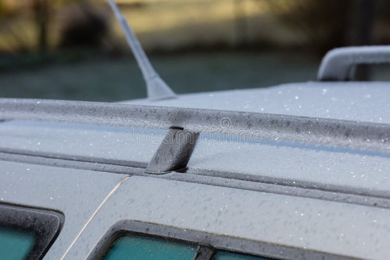 Frozen car stock image. Image of white, glass, transportation - 82266797