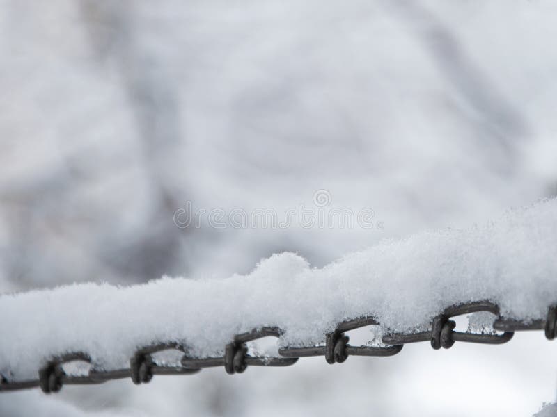 Frozen chain stock photo. Image of safe, nature, rings - 32955880