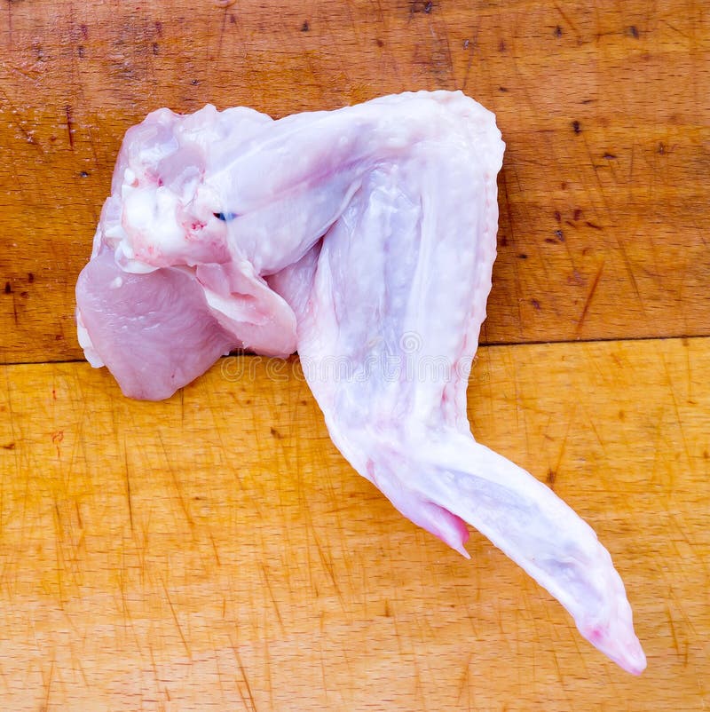 Frozen chicken. stock image. Image of wooden, pink, meat - 110400133