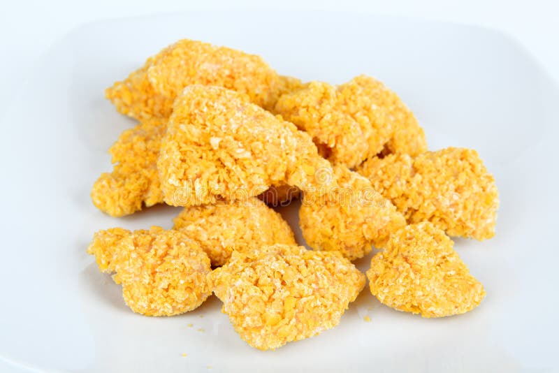 Frozen chicken nuggets stock photo. Image of fastfood - 80020756