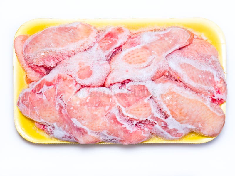 Frozen chicken. stock image. Image of light, frozen, product - 44703905