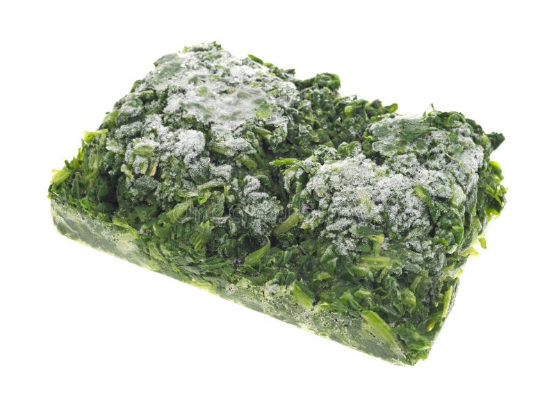 Frozen chopped spinach stock image. Image of nutrition - 24683621
