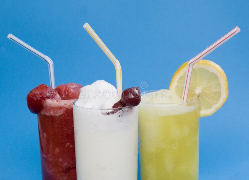 Frozen Cocktails stock photo. Image of lemon, cherries - 5856226