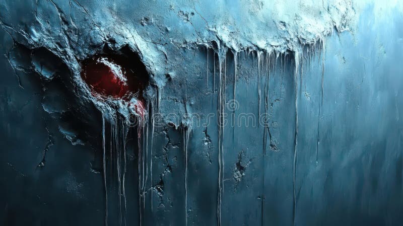 Frozen Decay, Abstract Horror Art Stock Illustration - Illustration of ...