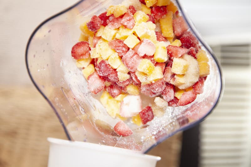 Frozen Diced Fruit stock image. Image of eats, appliance - 231412863