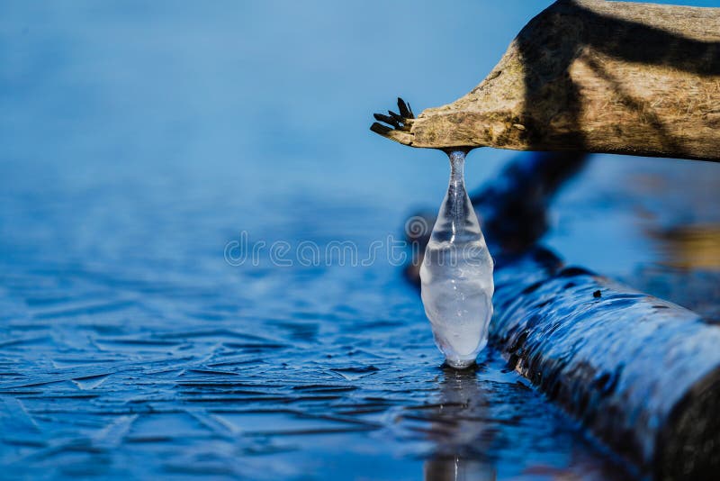 Ice Drop stock image. Image of drop, reflection, water - 109209407