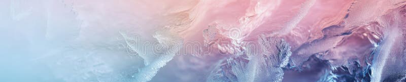 Frozen Flower Pattern Texture Close Up of Icy Surface with Pastel ...