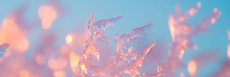 Frozen Fog Creates Ethereal Shapes and Bright Background Bathed in Soft ...