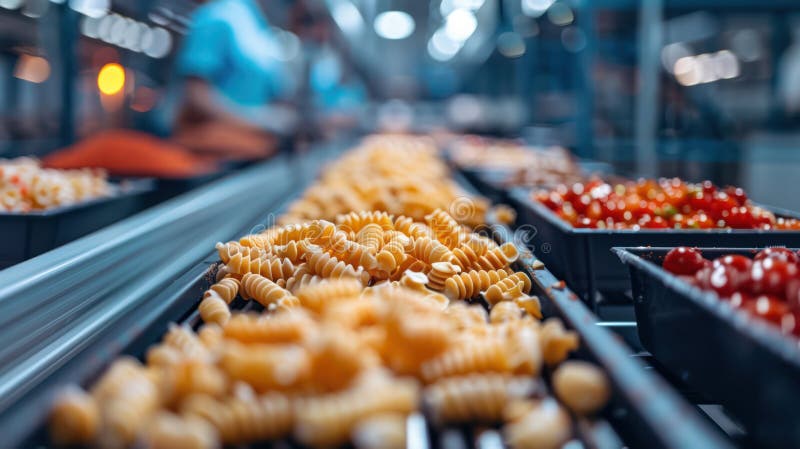 Frozen Food Processing Line on Conveyor Belt for Efficient Production ...