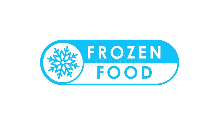 Frozen Food Product Animated Frozen Food Product Icon Snow 4k Looping ...