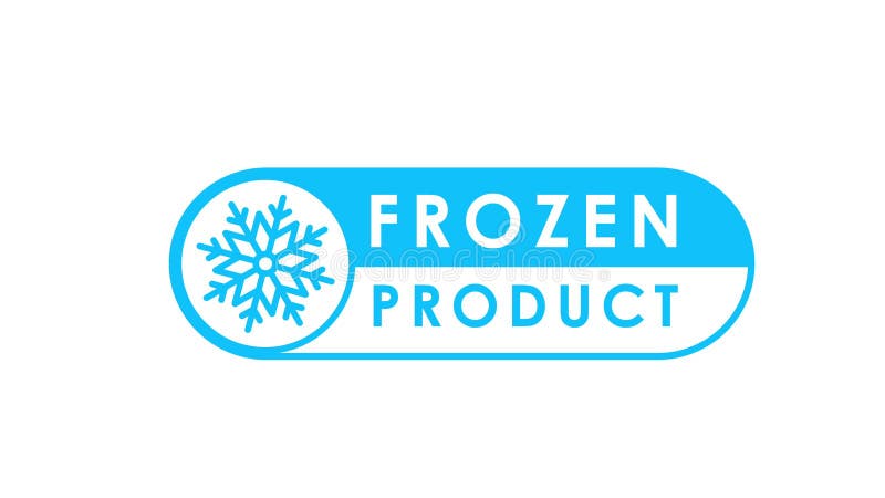 Frozen Food Product Animated Frozen Food Product Icon Snow 4k Looping ...
