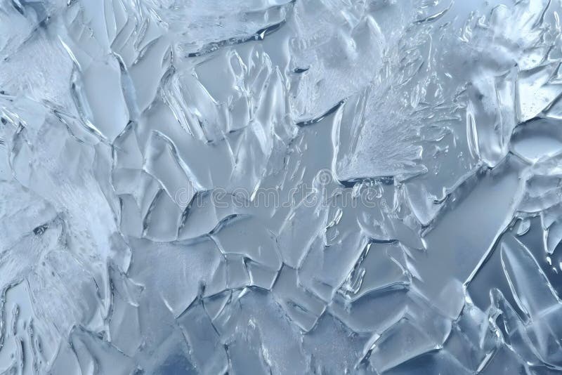 Frozen Fractals: a Glacial Ice Abstract Stock Illustration ...