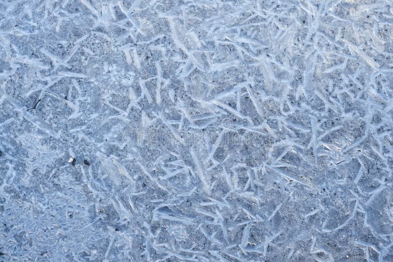 Frozen Frost on the Ice Structure Stock Photo - Image of frosty ...