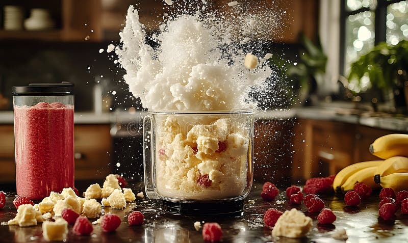 AI-Generated Smoothie Explosion Stock Photo - Image of lifestyle ...