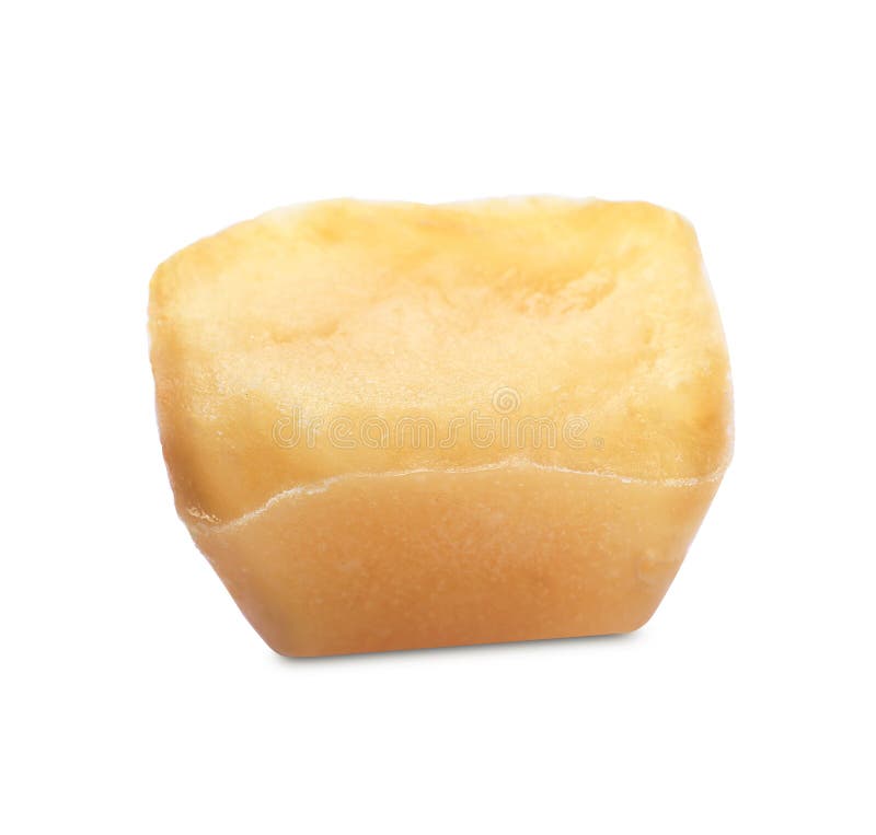 Frozen Fruit Puree Cube Isolated on White Stock Photo - Image of ...