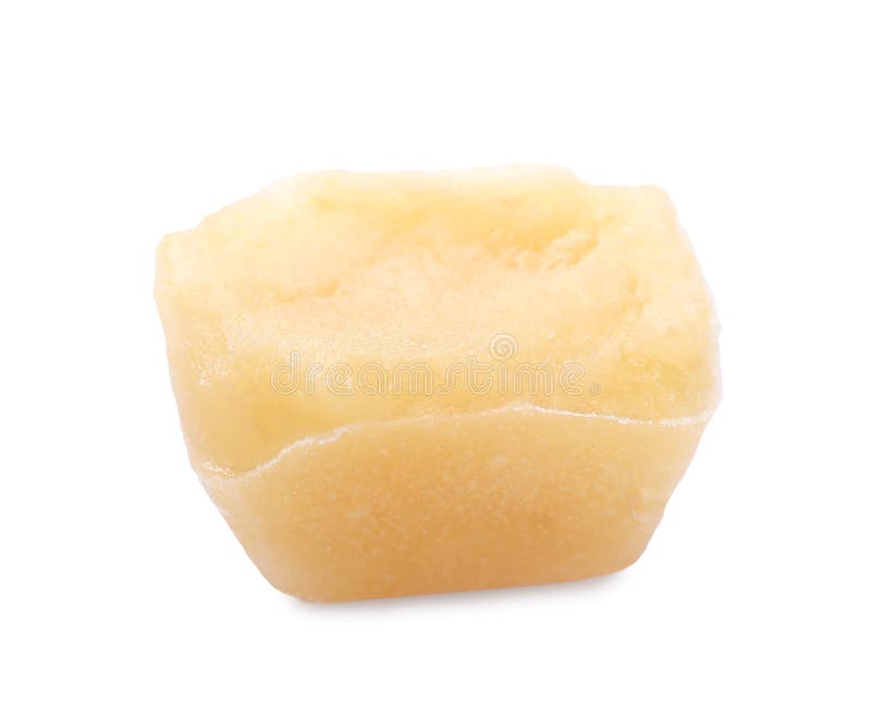 Frozen Fruit Puree Cube Isolated on White Stock Image - Image of food ...