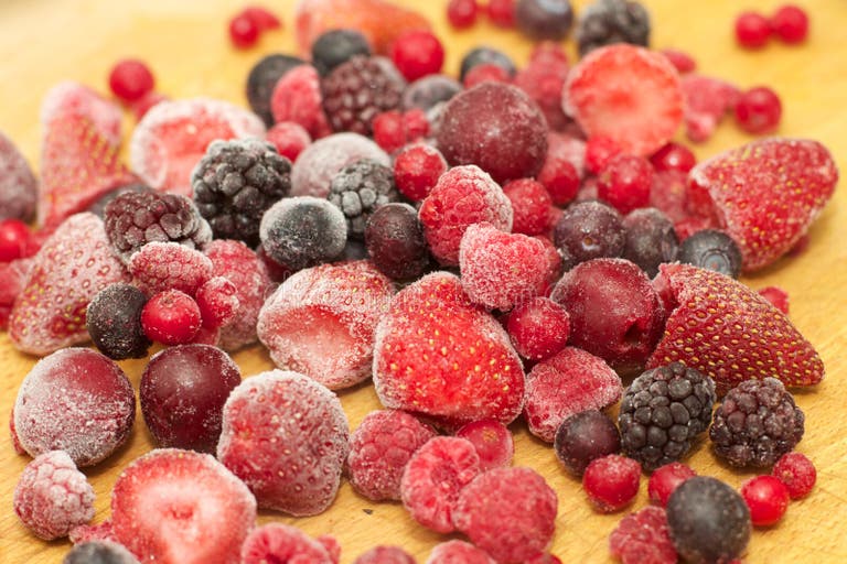 Frozen fruit stock image. Image of fruit, fresh, raspberry - 36613175