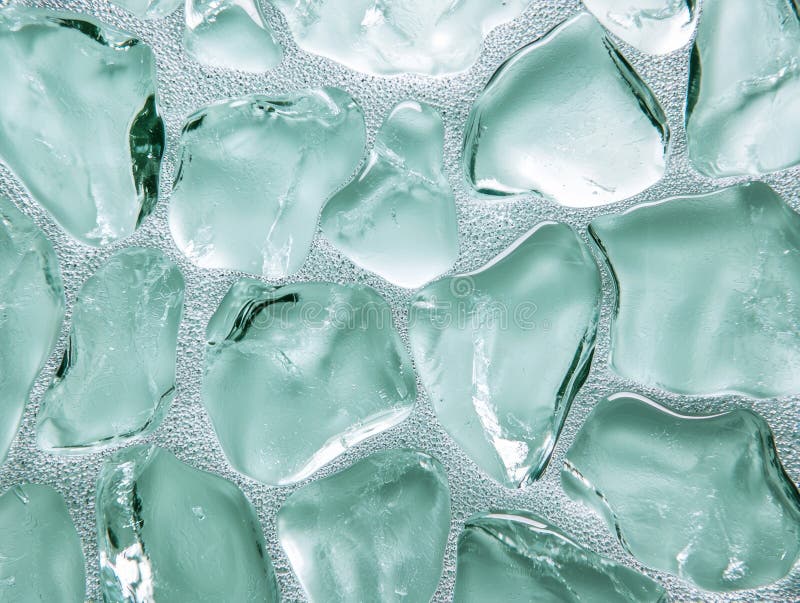 Frozen Glass Texture with Icy Patterns Stock Illustration ...