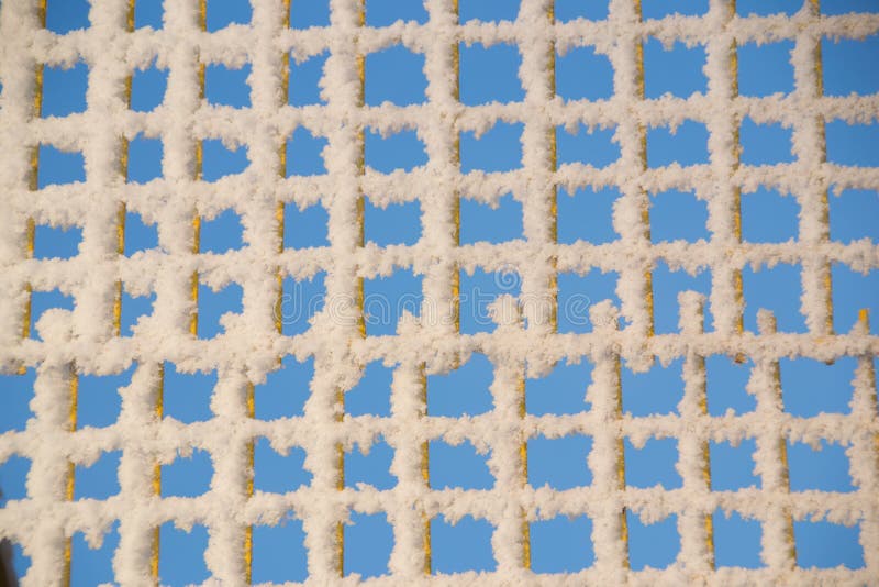 Frozen grid close view stock image. Image of freeze, grid - 23290267