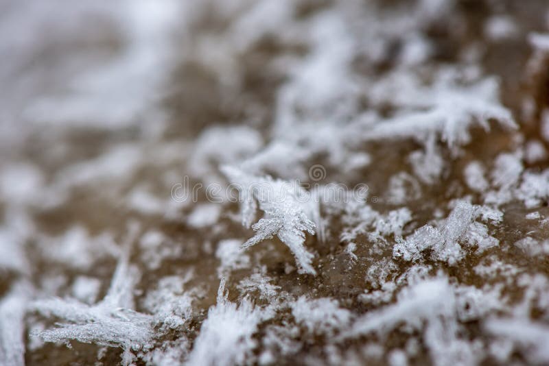 Frozen Ground Texture in Winter Countryside Stock Photo - Image of ...