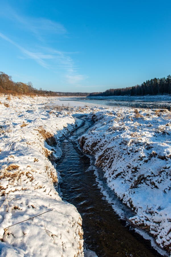 Frozen Ground Texture in Winter Countryside Stock Image - Image of ...