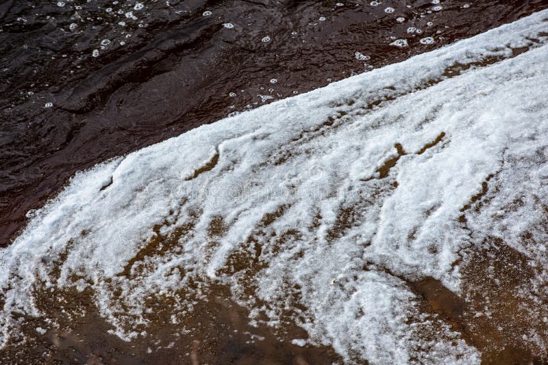 Frozen Ground Texture in Winter Countryside Stock Photo - Image of ...