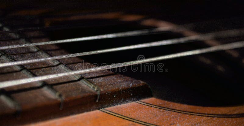 Frozen Guitar stock photo. Image of instrument, wooden - 37627400