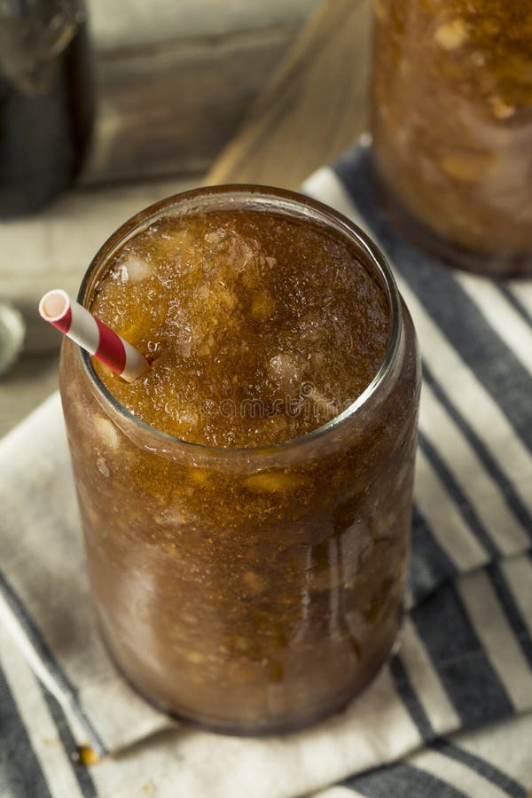 Frozen Homemade Soda Pop Slushy Drink Stock Photo - Image of alcohol ...