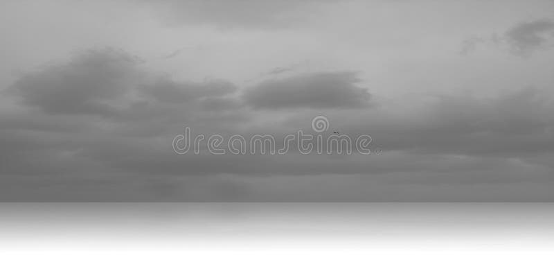 Frozen Horizon with Reflected Sky Stock Illustration - Illustration of ...