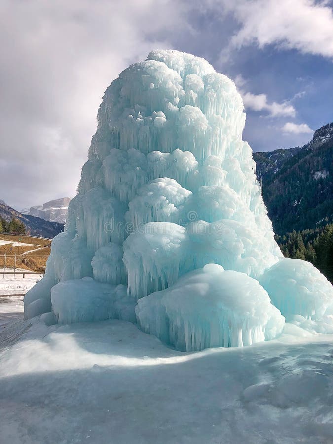 Glacial Ice Formation Under Cloudy Sky Stock Photos - Free & Royalty ...