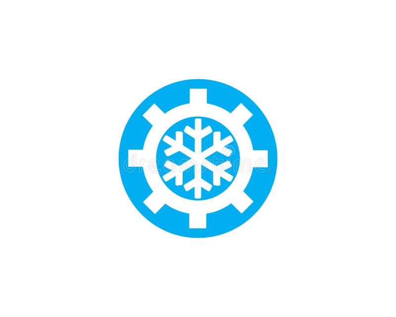 Frozen Ice Logo Design Template Stock Vector - Illustration of energy ...