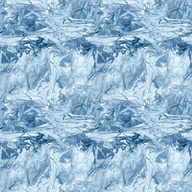 Frozen Ice Seamless Pattern, Vector Stock Vector - Illustration of ...