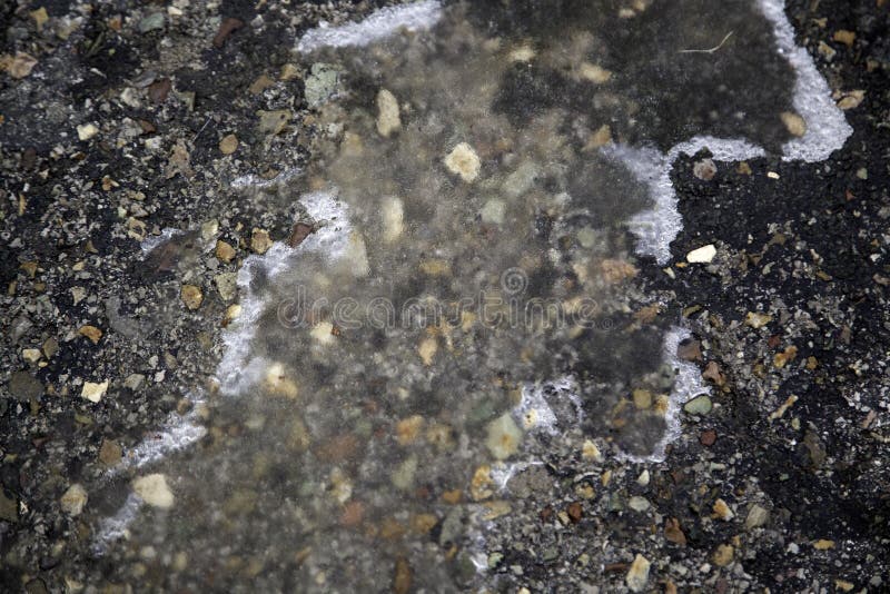 Frozen ground ice stock photo. Image of crack, relaxation - 166421172