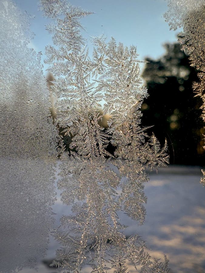 Frozen Ice on the Wall (pattern). Close-up Stock Photo - Image of ...