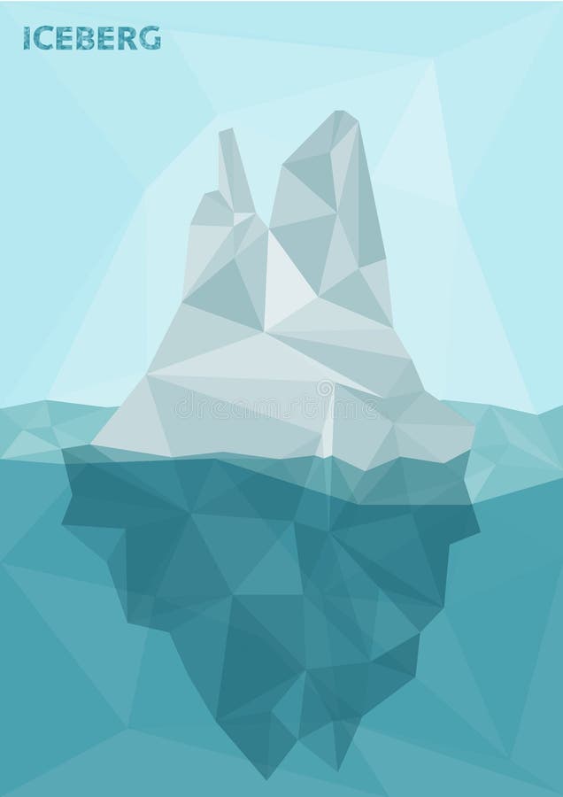 Iceberg stock vector. Illustration of cold, polar, concept - 62642770