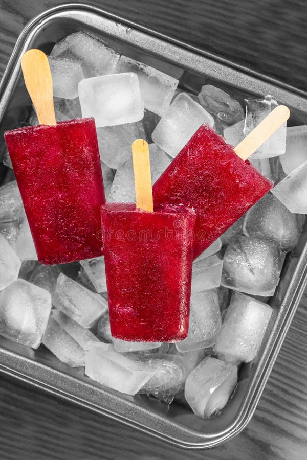 Frozen juice on stick stock photo. Image of snack, organic - 89381738