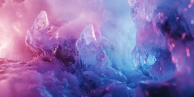 A Frozen Kingdom with Crystal-Like Ice Castles and Glimmering Snow ...