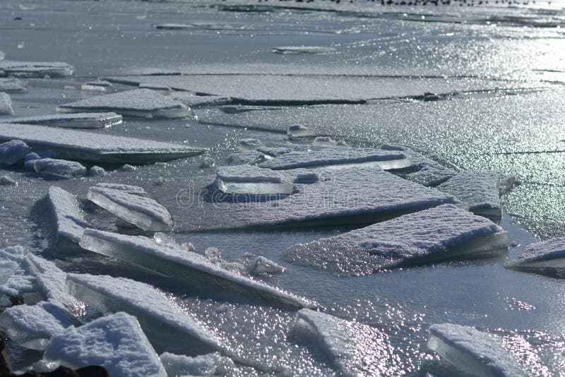 Frozen Lake Balaton in Hungary Stock Image - Image of scenic, hungary ...