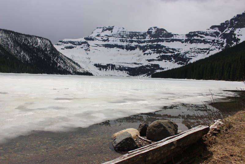 Frozen Lake stock photo. Image of cold, national, forest - 53140222