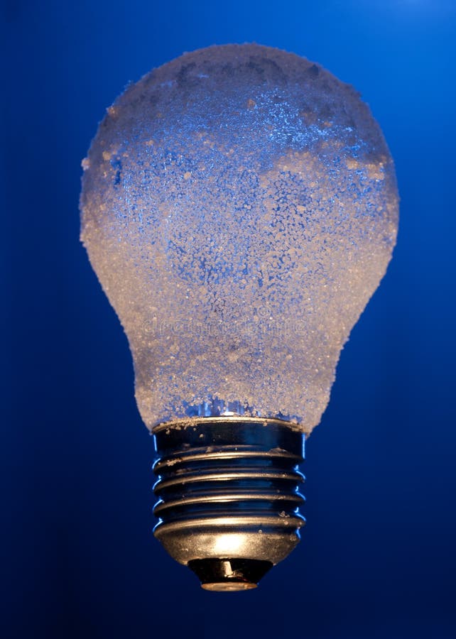 Frozen light bulb stock image. Image of ecology, life - 19252545
