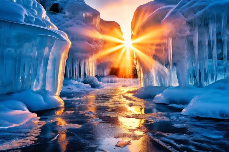 Frozen Light Capturing the Effect of Light As it Passes through Stock ...