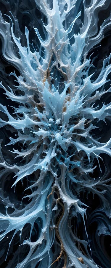 Frozen Lightning, Electric Ice Sculpture Stock Photo - Image of ...