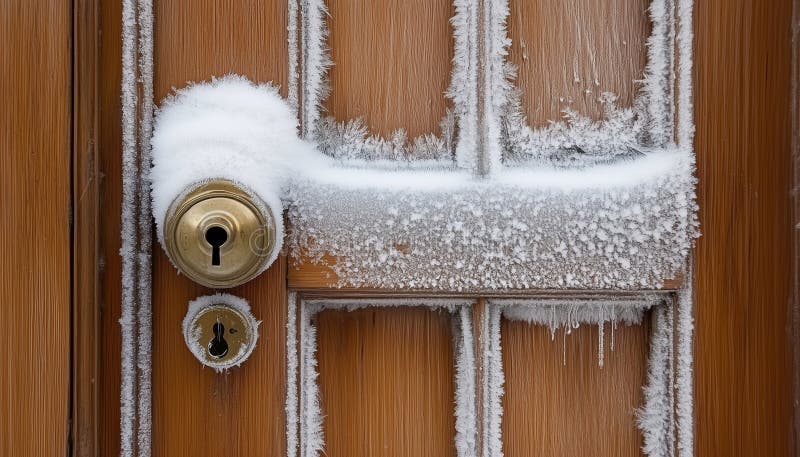 Frozen Lock Antique Brown Doors Stock Photos - Free & Royalty-Free ...
