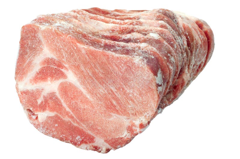 Frozen meat stock photo. Image of loin, frozen, pink - 17324412