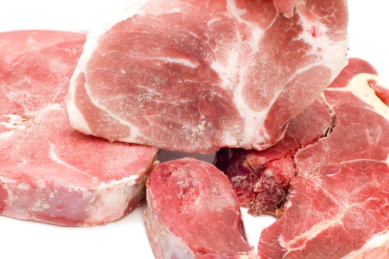 Frozen meat stock image. Image of food, grocery, macro - 3741441