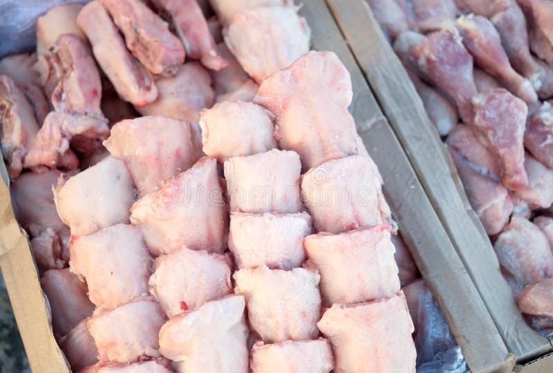 Frozen meat stock photo. Image of unprepared, large, market - 62082440
