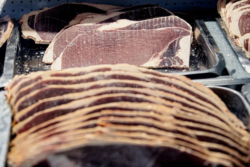 Frozen meat stock photo. Image of freshness, isolated - 186611502