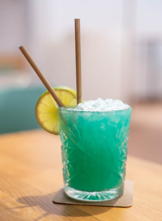 Frozen Melon-flavored Daiquiri Cocktail with Rum Stock Image - Image of ...