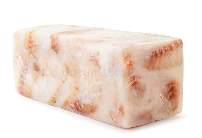 Frozen Minced Fish Close-up on a White. Isolated Object Stock Image ...