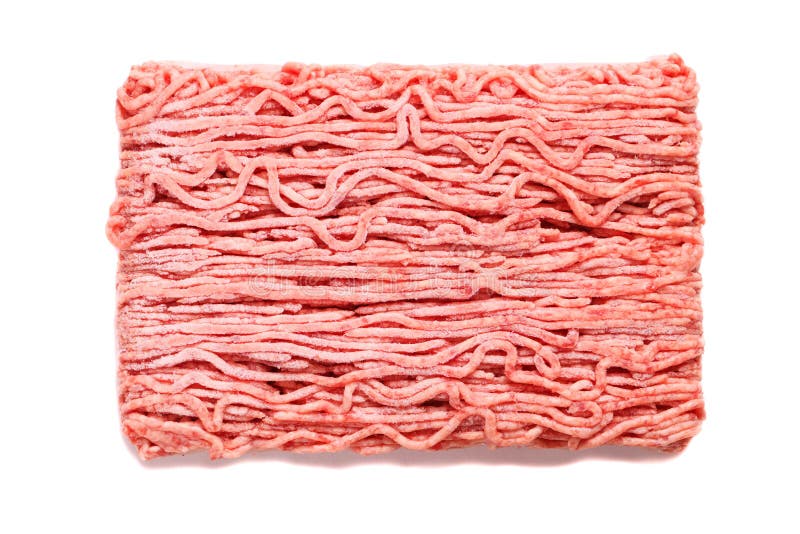 Frozen minced meat stock image. Image of kitchen, isolated - 265053917
